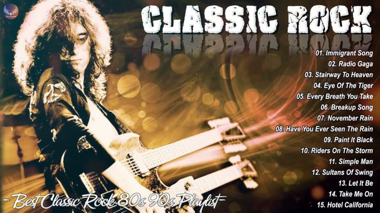 Top 100 Classic Rock Songs - Best Classic Rock 80s 90s Playlist 2022